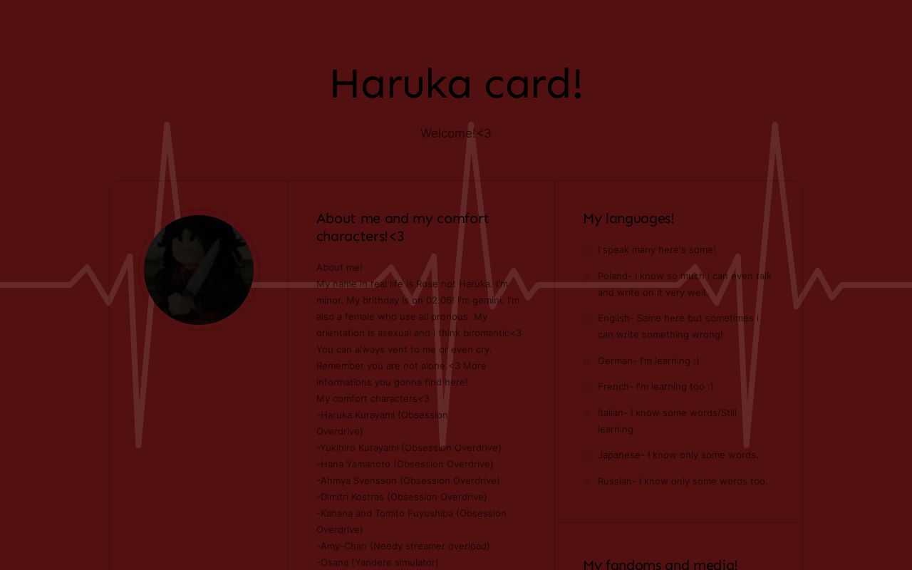 Haruka card!